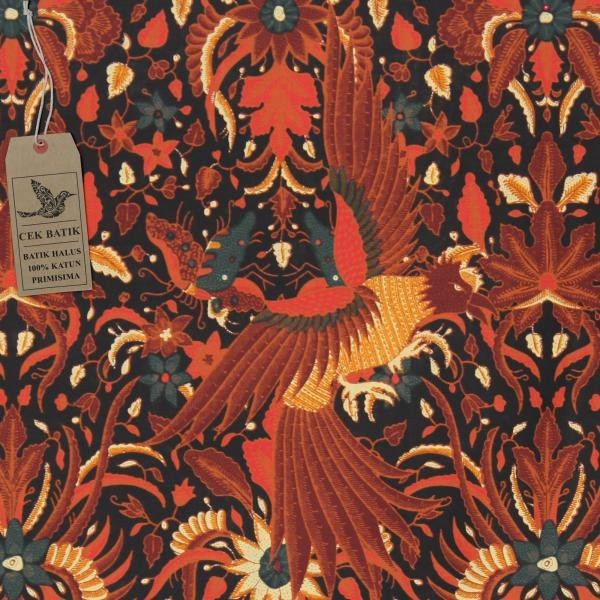 Jual Kain Batik Hitam Manis Motif Garuda Indonesia Favorit Presiden ...