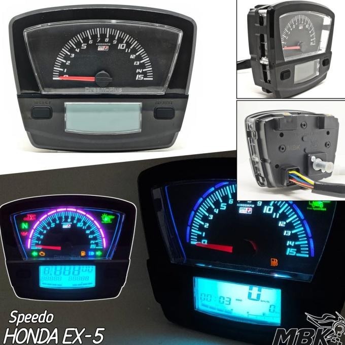 Jual Speedometer Speedo Led Digital Honda Ex5 Astrea Prima / Star ...
