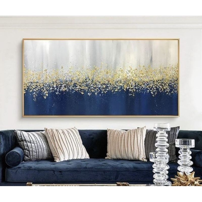 Jual Hiasan Dinding Aesthetic Lukisan Abstrak Texture Timbul Dekorasi ...