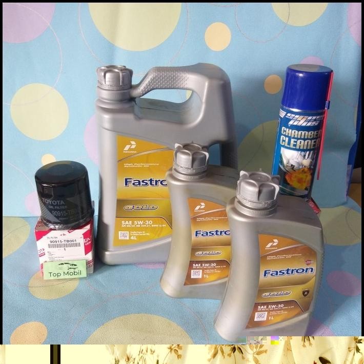 Jual TERMURAH PAKET OLI FASTRON GOLD 5W-30 INNOVA FORTUNER HILUX BENSIN ...
