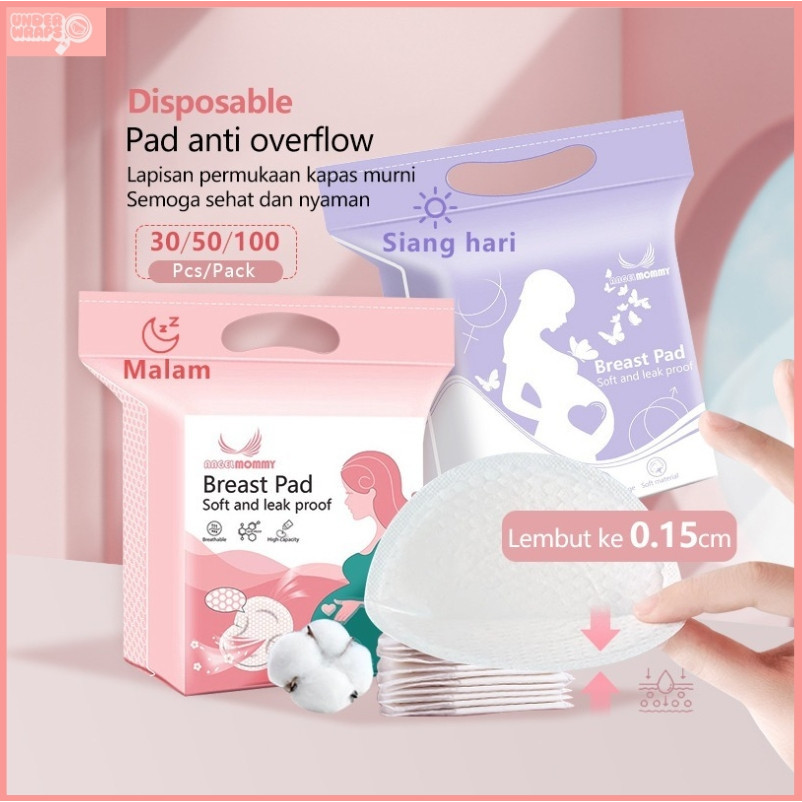 Jual ANGEL MOMMY Breast Pad 100pcs Bantalan Payudara Disposable Anti ...