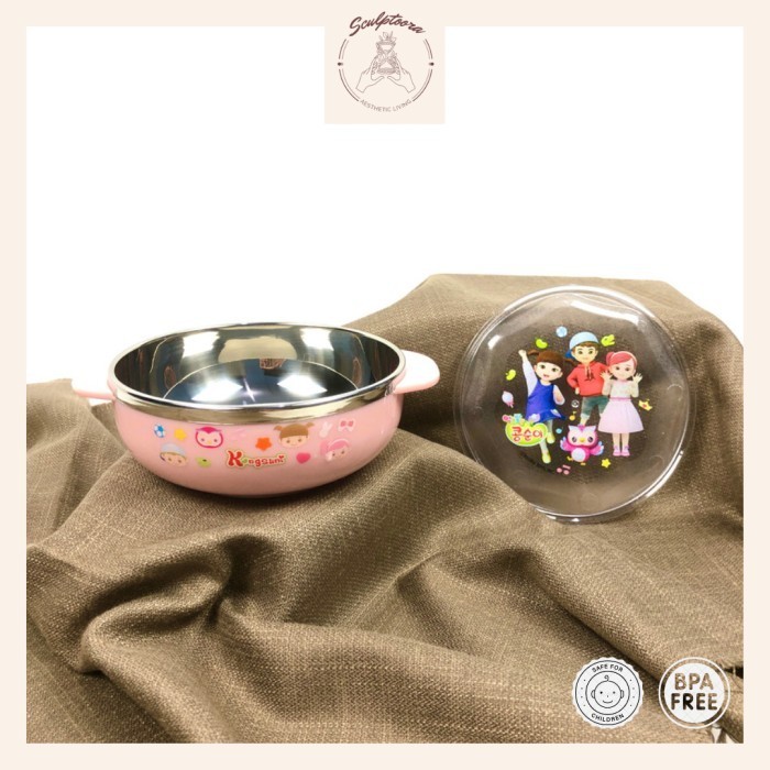 Jual Kotak Makan 330Ml Kotak Makan Mangkok Anak Stainless Steel 304 Kongsuni Ori Original ...