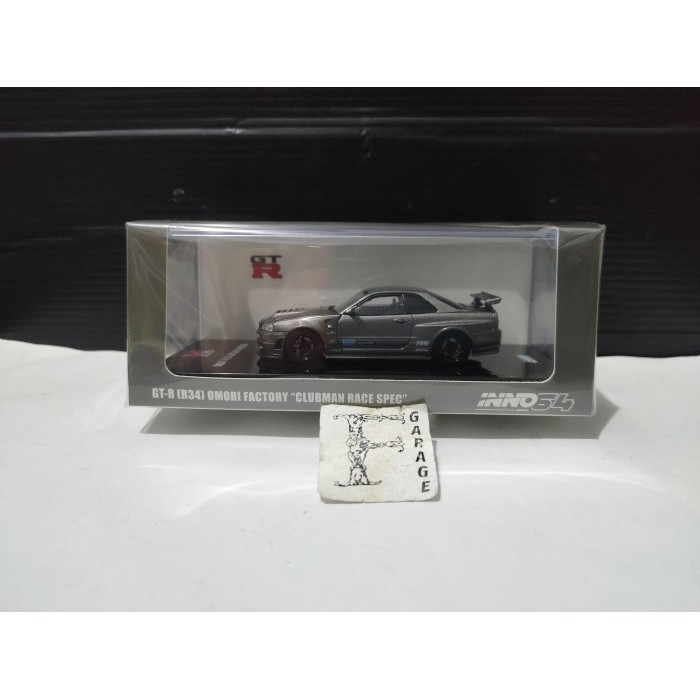 Jual HOT SALE!!! INNO NISSAN SKYLINE GTR R34 OMORI FACTORY CLUBMAN RACE ...