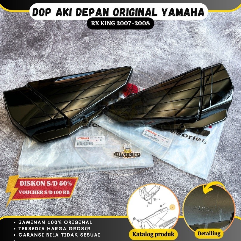 Jual Dop Tutup Aki RX King Rxk New 2007 2008 SET ORIGINAL 3KA-F1711-00 ...