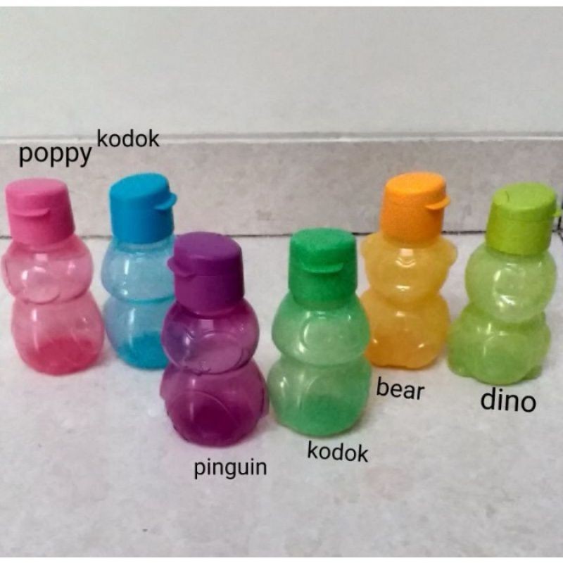 Jual Tupperware Promo Botol Minum anak Hijau Dinosaurus Botol Minum ...