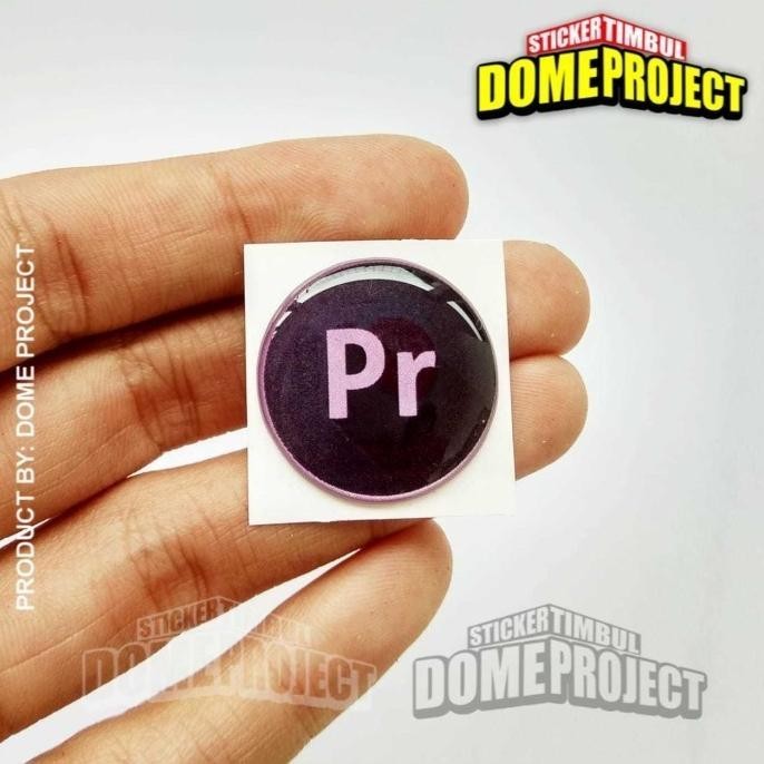 Jual ADOBE PREMIER Emblem Stiker Resin Aksesoris Casing PC dan laptop ...