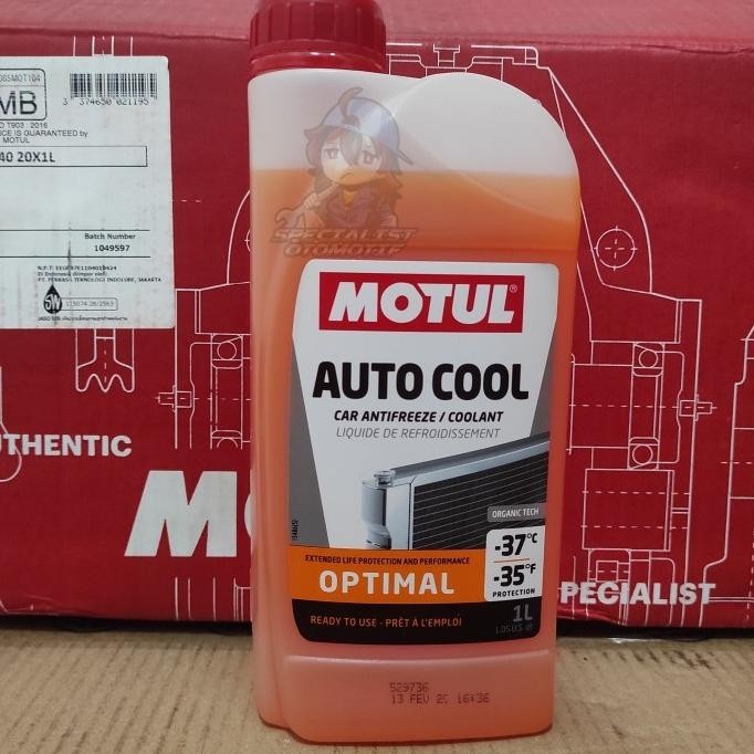 Jual MOTUL AUTOCOOL OPTIMAL 1L/AIR RADIATOR/COOLANT/MOBIL/100% ORIGINAL ...