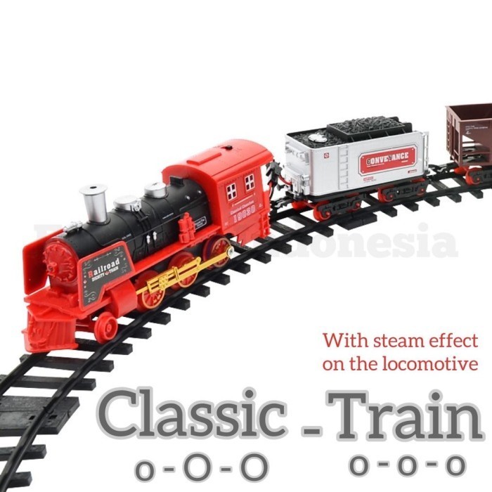 Jual Steam Train - Set Mainan Kereta Api Remote Control RC dengan Efek ... Jual Steam Train - Set Mainan Kereta Api Remote Control RC dengan Efek ...