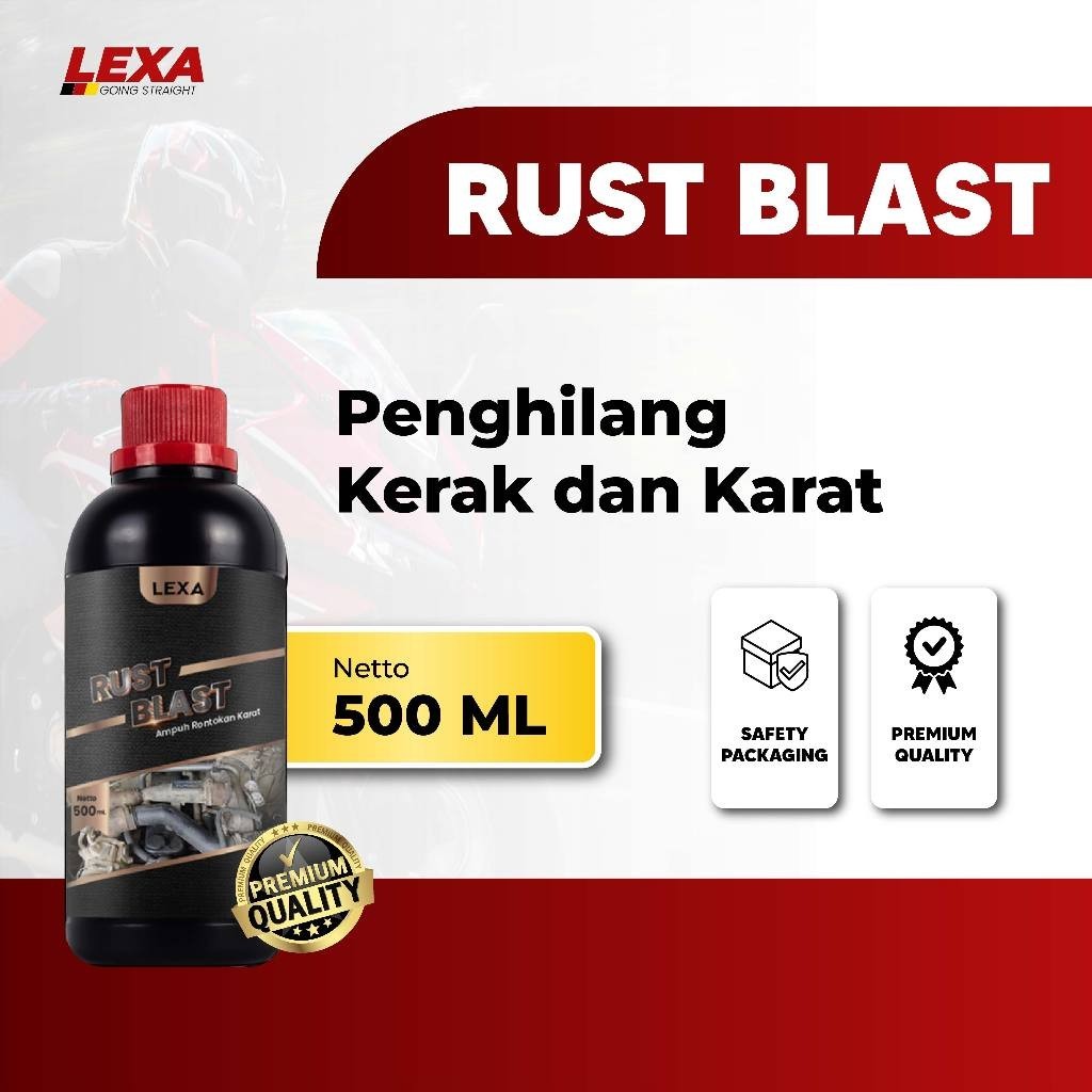 Jual LEXA Rush Remover Rust Blast Pembersih Kerak Karat Pada Mobil ...