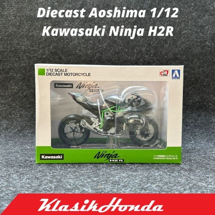 Jual Diecast Aoshima 1/12 Kawasaki Ninja H2R -18f | Shopee Indonesia