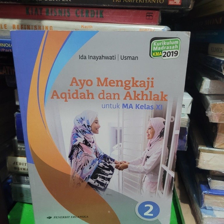 Jual BUKU ERLANGGA KMA 2019 - AYO MENGKAJI AQIDAH DAN AKHLAK KELAS 2 MA | Shopee Indonesia