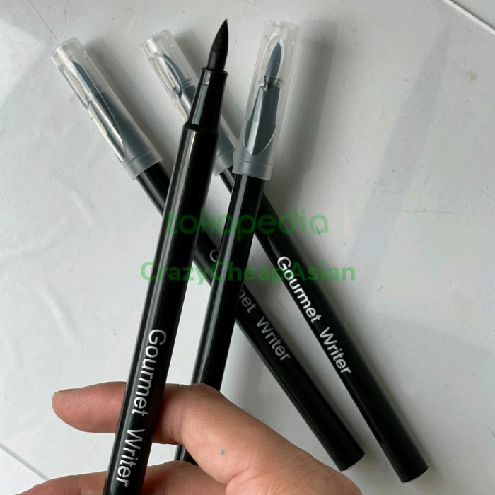 Jual EDIBLE PEN / EDIBLE MARKER / SPIDOL EDIBLE / WARNA HITAM/ 1 PCS ...