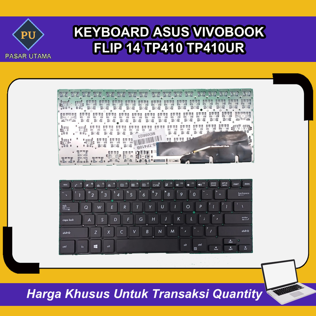 Jual Keyboard Asus Vivobook Flip 14 tp410 tp410ur | Shopee Indonesia