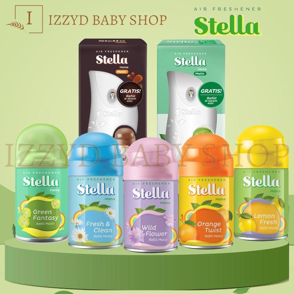 Jual Stella Air Freshener Matic Box Set - Pengharum Pewangi Ruangan Otomatis Refill Matic 225ml ...