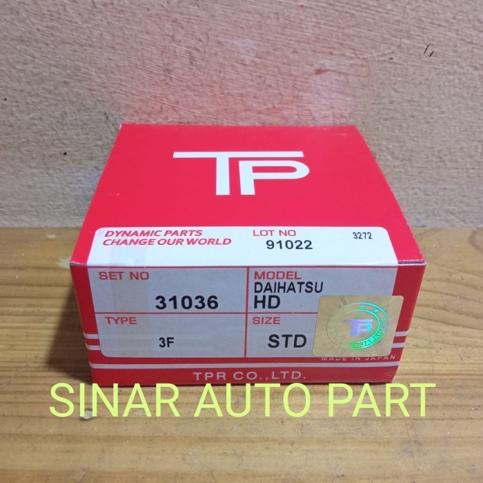 Jual RING PISTON SET RING SEHER DAIHATSU ZEBRA S89 FEROZA TP JAPAN ...