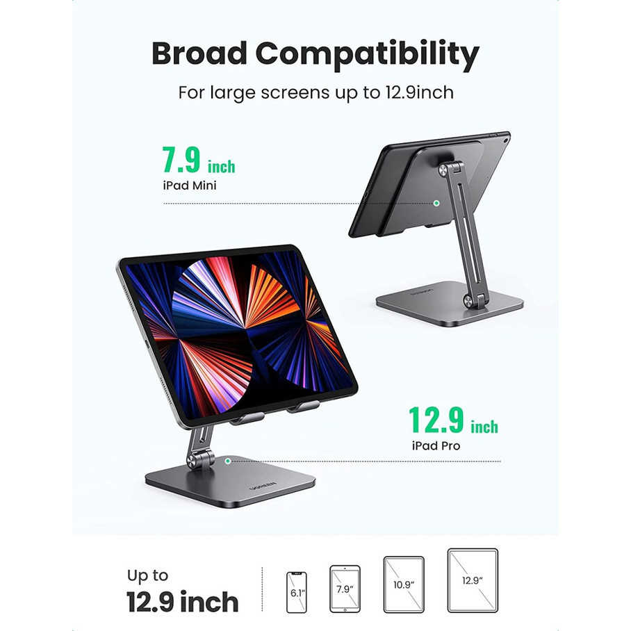 Jual Stand Tablet Ugreen Foldable Metal 13 Inch - Holder Tablet (40393 ...