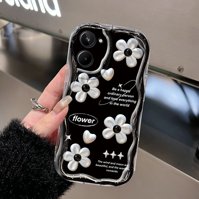 Jual Casing Hp Realme 10 Case HP pola bintang dan bunga Kesing ganda ...