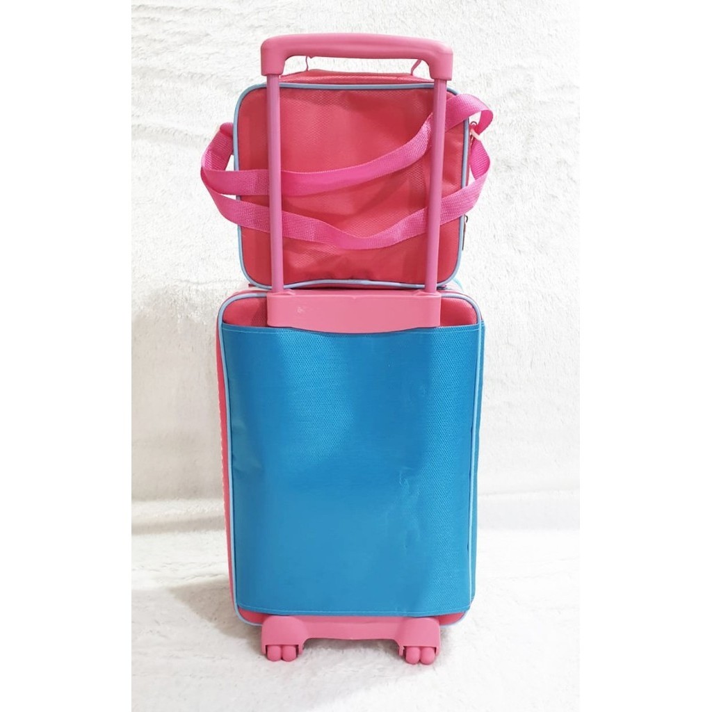 Jual Set Koper Anak Perempuan Frozen Flower ( Koper + Tas Bekal ...