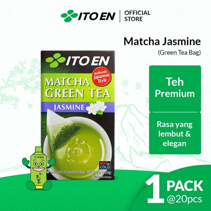 Jual ITO EN Teh Celup Matcha Jasmine Green Tea 1 Pack isi 20 pcs | Shopee Indonesia