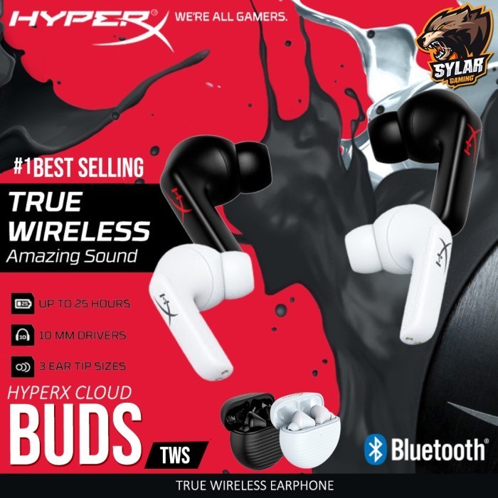 Jual HyperX Cloud Buds TWS True Wireless Gaming Earphone | Shopee Indonesia