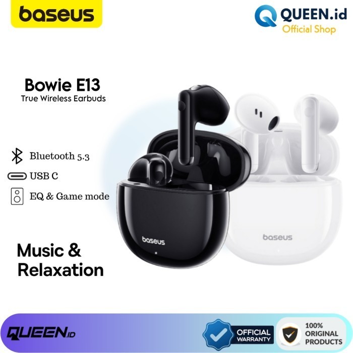 Jual Baseus Bowie E13 TWS True Wireless Earbuds Headset Bluetooth 5.3 ...