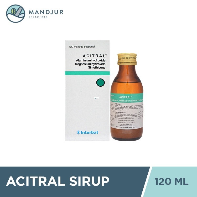Jual Acitral Sirup 120 mL - Obat Asam Lambung dan Maag | Shopee Indonesia