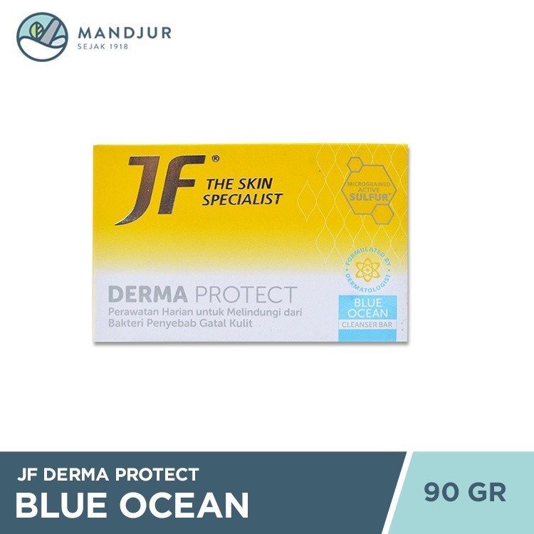 Jual JF Derma Protect Blue Ocean Cleanser Bar 90 Gr - Sabun Antibakteri ...