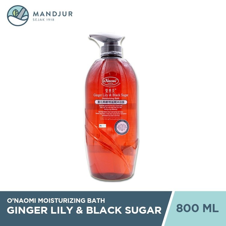 Jual O'Naomi Ginger Lily & Black Sugar Moisturizing Bath 800 mL - Sabun ...