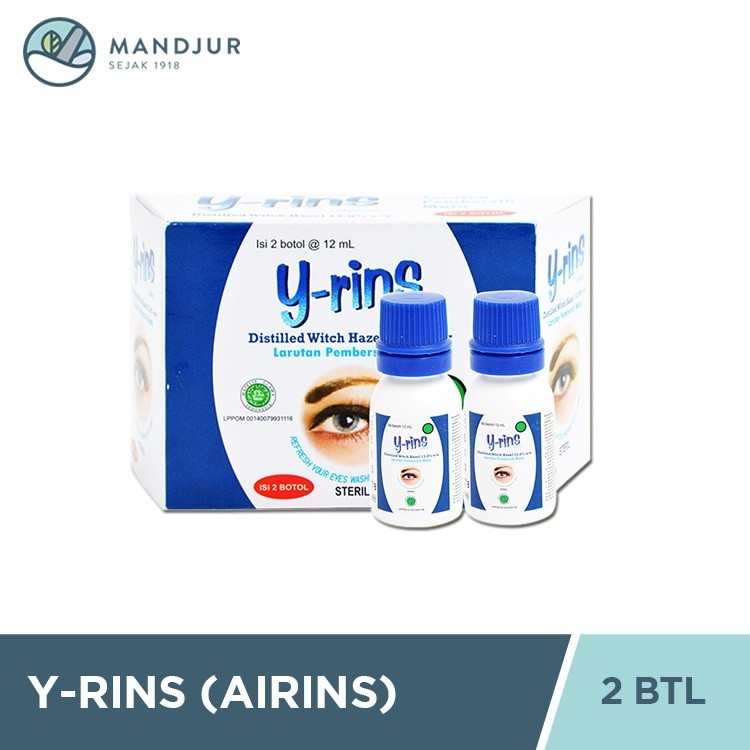 Jual Y-rins (AIRINS) Isi 2 Botol @ 12 mL - Obat Pembersih Mata | Shopee ...