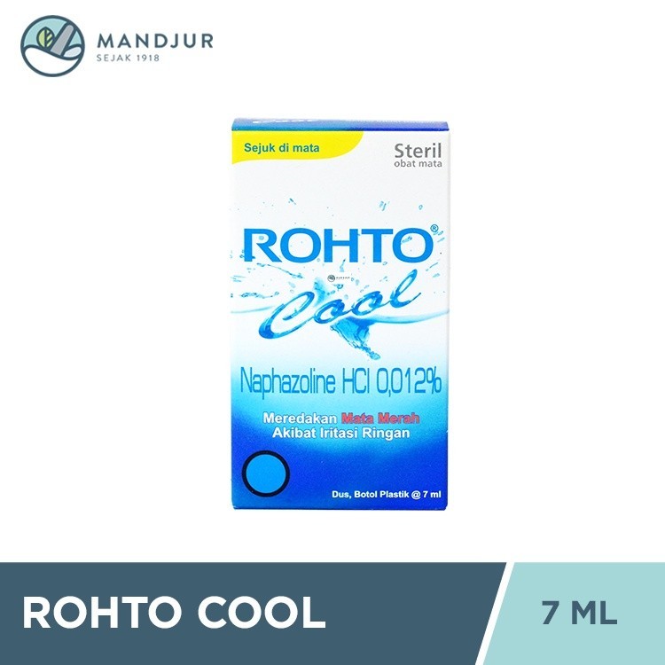 Jual Rohto Cool Eye Drop 7 mL - Obat Tetes Mata Merah akibat Iritasi ...