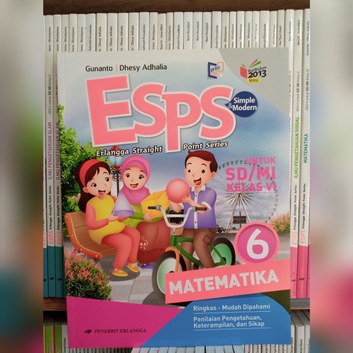 Jual Buku Esps Matematika 6 Untuk Sd/Mi Kelas Vi K13 Revisi | Shopee Indonesia