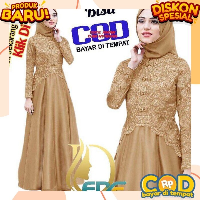 Jual Gamis Wanita Terbaru2024 Viral Games Dewasa 2024 Pakaian Syari Set ...