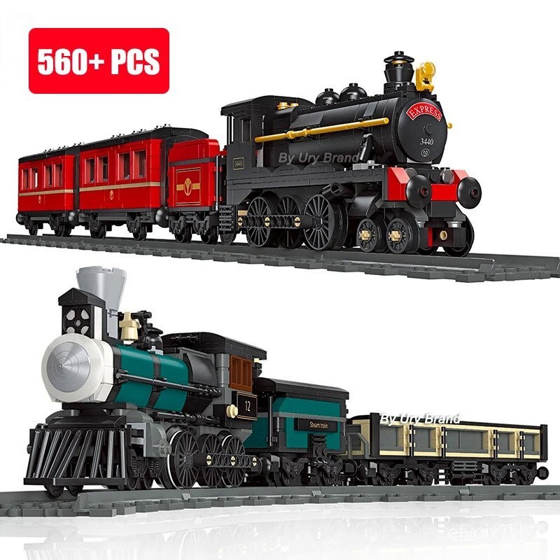 Jual Set Mobil Transportasi Lokomotif Kereta Api Uap Kota Teknis Model ...