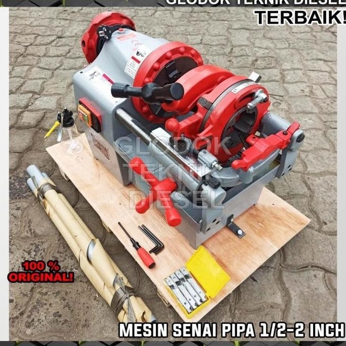 Jual Mesin Senai Pipa Listrik 1/2" - 2" Pipe Threading Machine 2 Inch ...