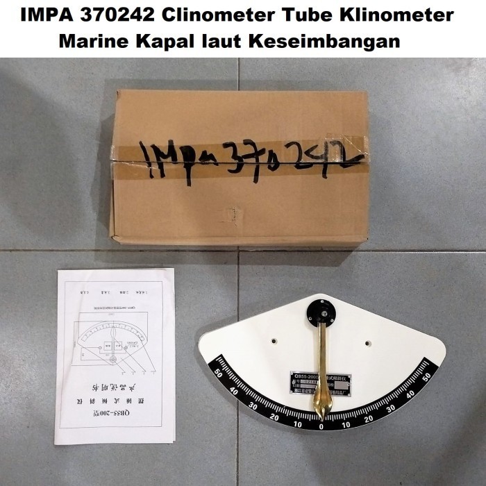 Jual IMPA 370242 Clinometer Tube Klinometer Marine Kapal laut ...