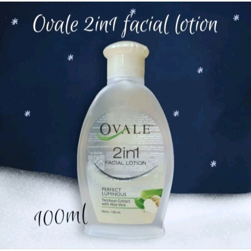 Jual OVALE 2 IN 1 FACIAL LOTION 100 ML | Shopee Indonesia