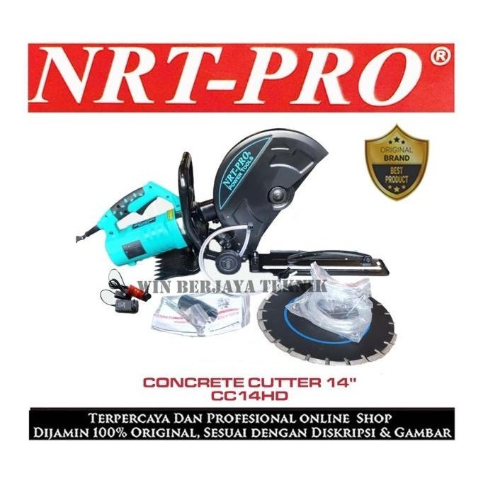 Jual Nrt Pro Cc14Hd Concrete Cutter 14 Inch Mesin Potong Aspal Jalan ...