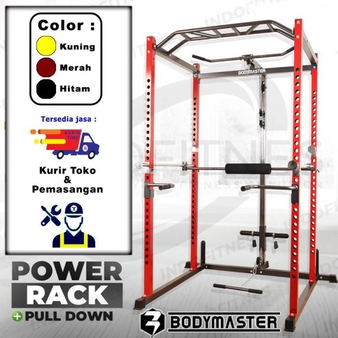 Jual Power Rack Squat Cage Bench Press Pull Up Dipping Rak Benchpress ...