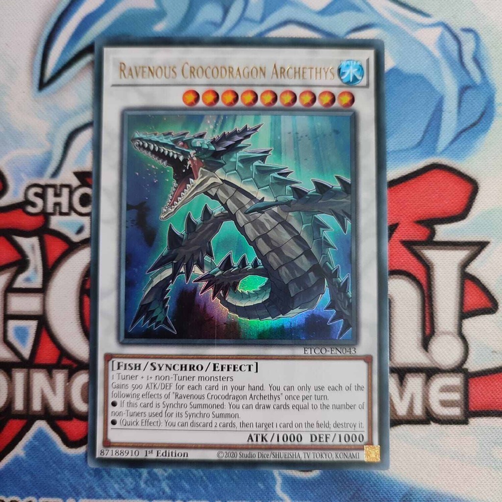 Jual yugioh ravenous crocodragon archethys ETCO ultra rare original ...