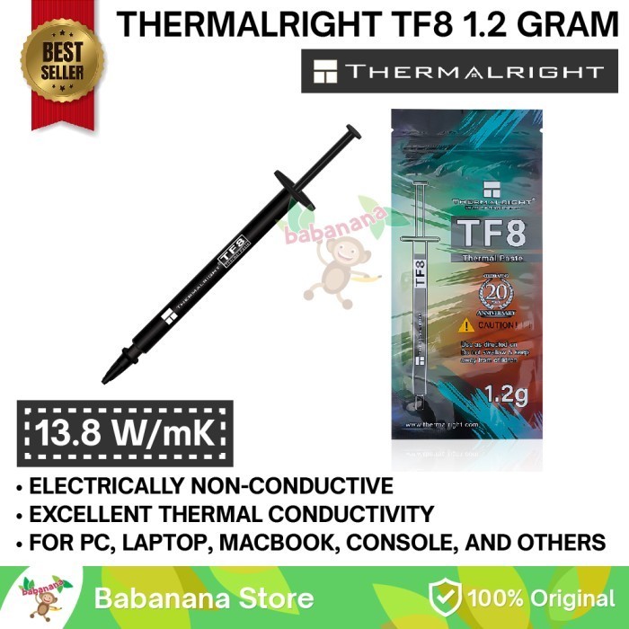 Jual Thermalright Tf8 1.2G Thermal Paste Pasta Prosesor Processor | Shopee Indonesia
