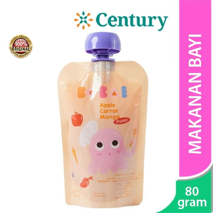 Jual BO BAE PURE APPLE CARROT MANGO 80 GR / MPASI / MAKANAN BABY ...
