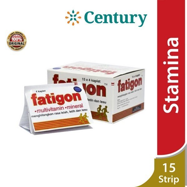 Jual FATIGON 15 STRIP VITAMIN | Shopee Indonesia