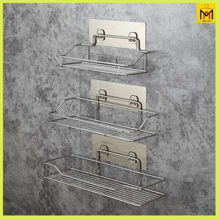 Jual Rak Gantung Kamar Mandi Tempat Peralatan Mandi Stainless Steel ...