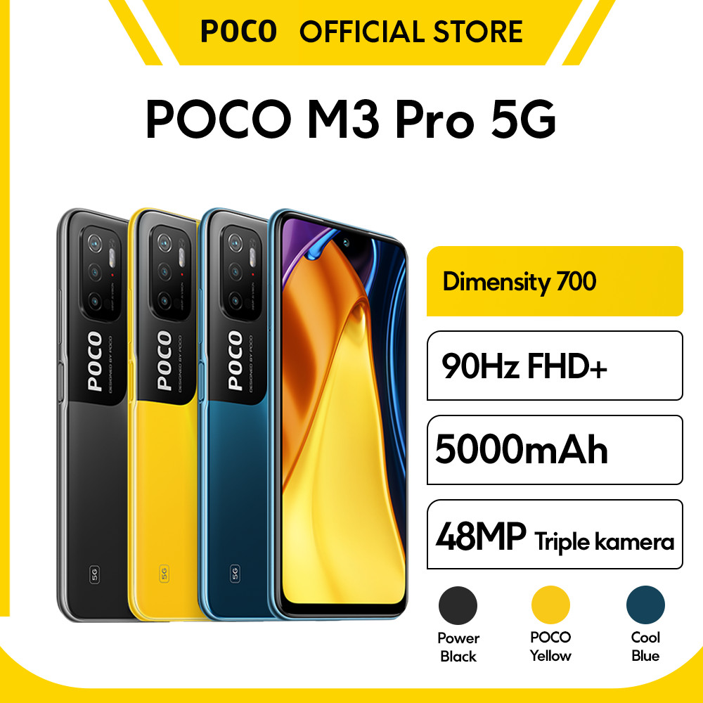 Jual POCO M3 Pro 5G (4/64GB) | Dimensity 700 | Dual 5G | 48MP AI Triple ...