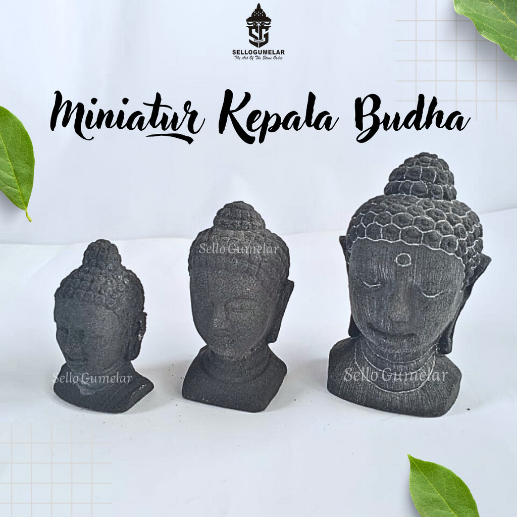 Jual Miniatur Patung Kepala Budha Ukuran Kecil || Pajangan || Dekorasi ...