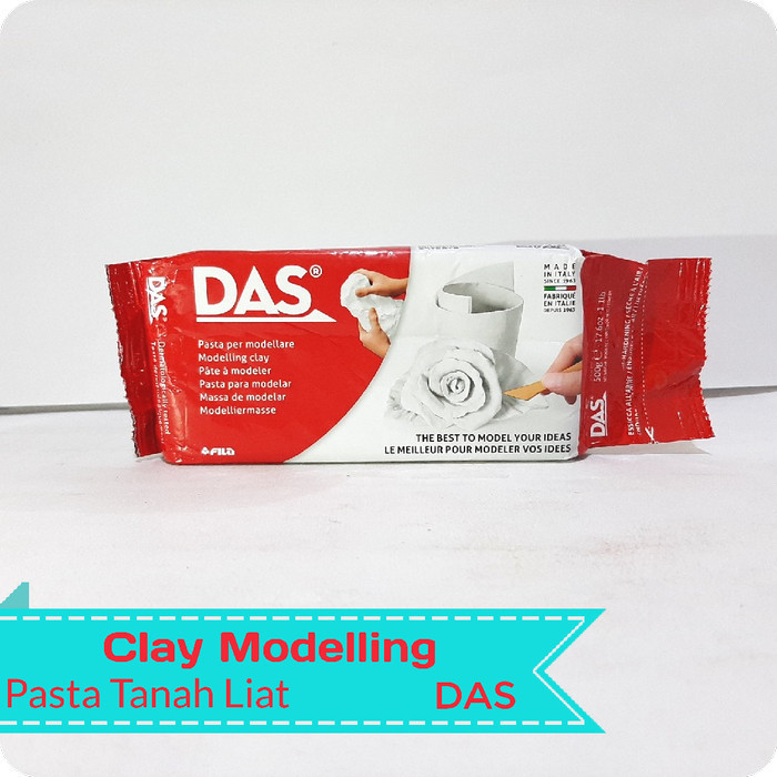Jual Das Clay Modelling 500Gr Clay Putih & Coklat Tanah Liat Das ...