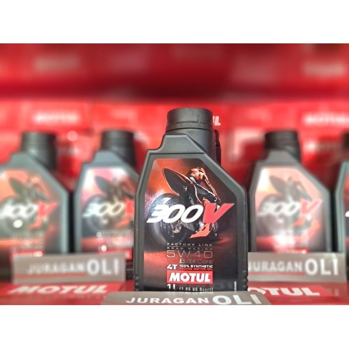 Jual Oli Motor MOTUL 300V FACTORY LINE ROAD RACING 5W40 12 X 1L | Shopee Indonesia