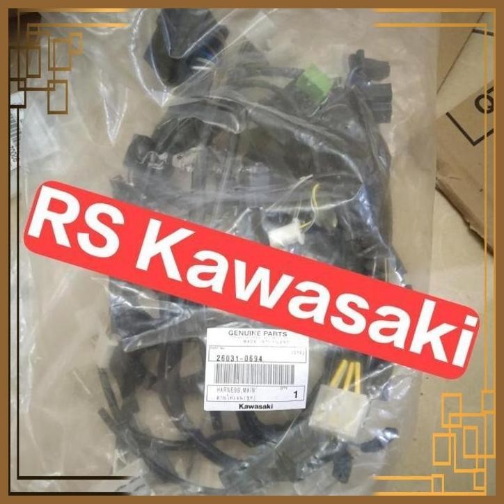 Jual [RNP] KABEL BODY NINJA 250 KARBU NINJA 250 R SOKET SPUL HITAM ...