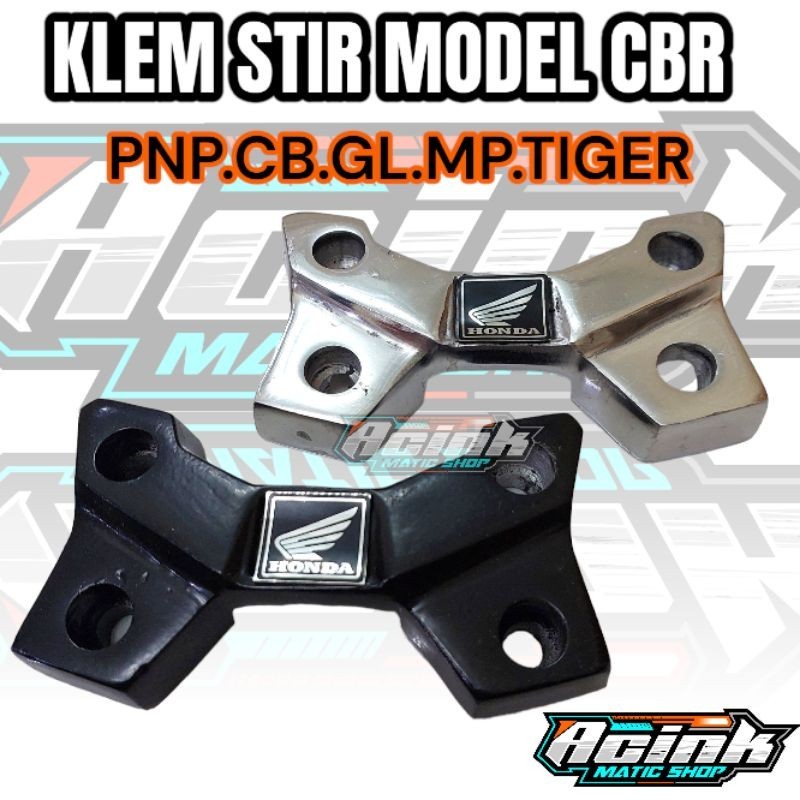 Jual Klem raiser stang stir Cb Gl Pro Megapro Mp Tiger model cb150r cbr ...