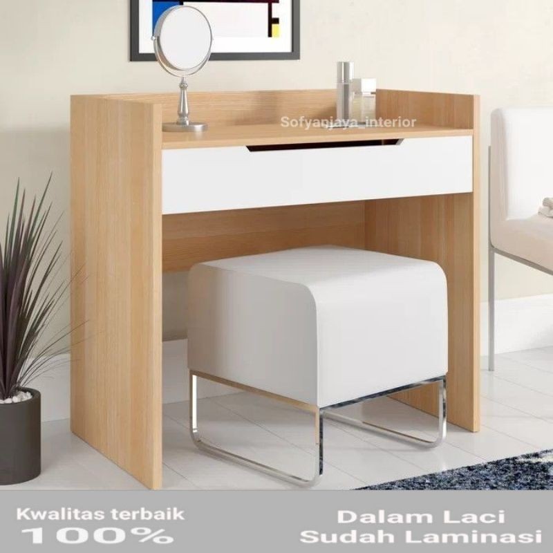 Jual Meja make up Meja Rias Meja Belajar Aestethic Moderen Minimalis ...